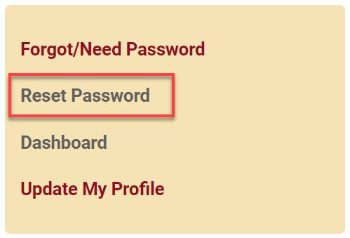 How to Reset Your Password
