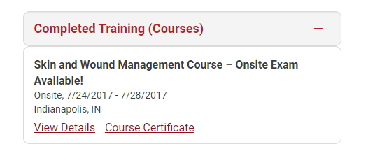 Accessing Your Certificates